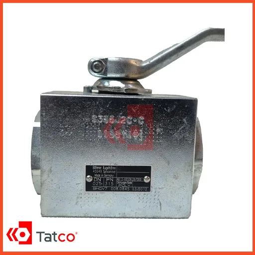 خرید شیر گازی یا شیر ربع گرد BOHMER فشار بالا-PN 315